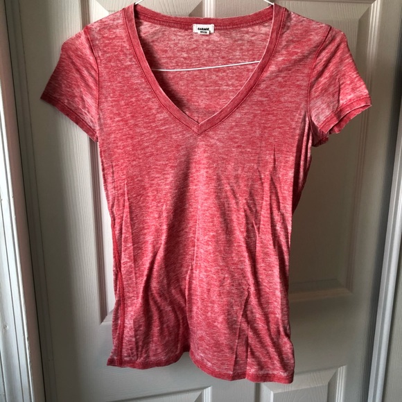 Garage | Tops | Garage Red Tshirt | Poshmark